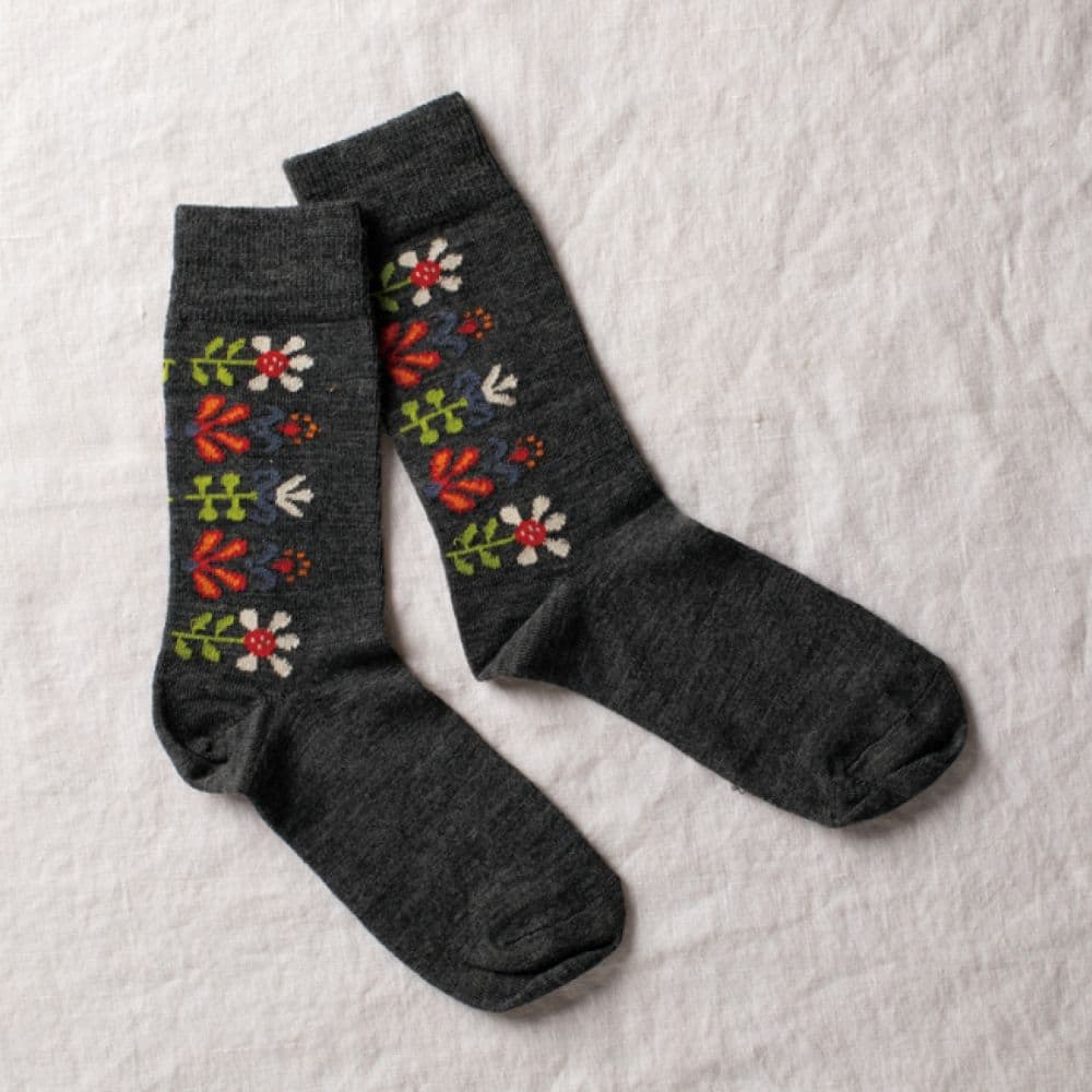 [レディース] Bengt&Lotta/ベングト＆ロッタ ソックス モニカ グレー | サステナブルショップ エコンフォートハウス ecomfortHouse｜KLIPPAN（クリッパン）総輸入元