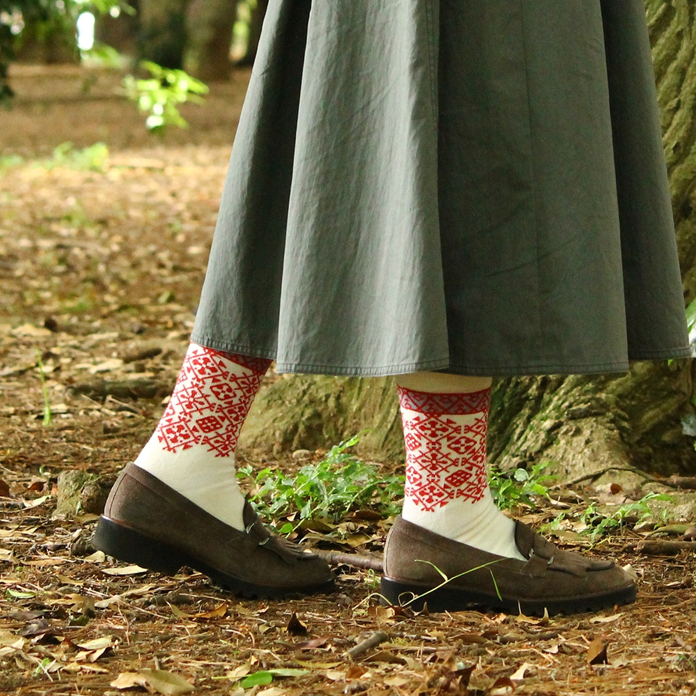 [レディース] Bengt&Lotta/ベングト＆ロッタ ソックス フィアルネス ホワイト | サステナブルショップ エコンフォートハウス ecomfortHouse｜KLIPPAN（クリッ ...