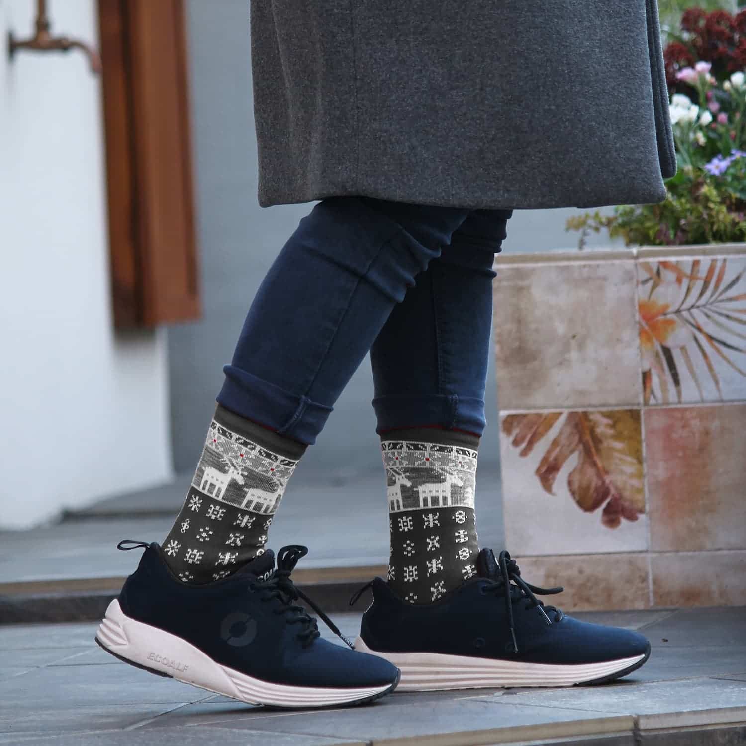 [レディース] Bengt&Lotta/ベングト＆ロッタ ソックス ディア ブラック | サステナブルショップ エコンフォートハウス ecomfortHouse｜KLIPPAN（クリッパン）総輸入元