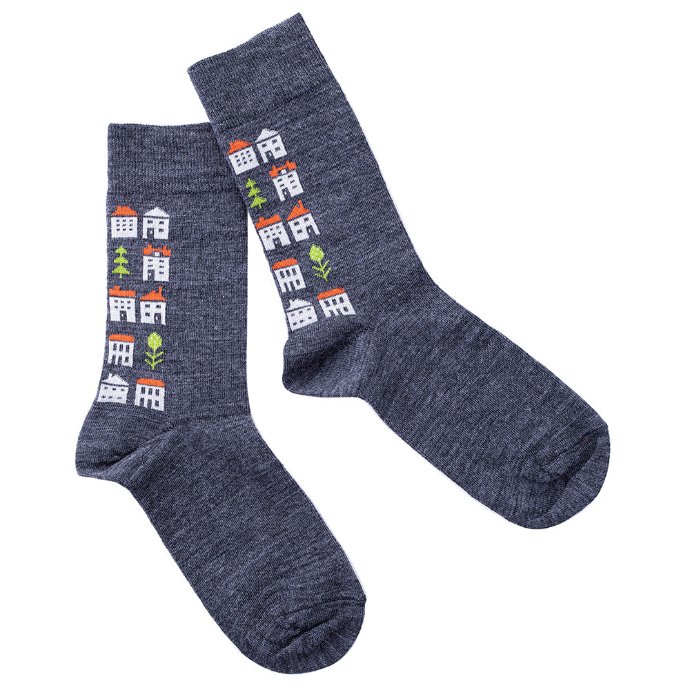 [レディース] Bengt&Lotta/ベングト＆ロッタ ソックス ハウス ブラック | サステナブルショップ エコンフォートハウス ecomfortHouse｜KLIPPAN（クリッパン）総輸入元