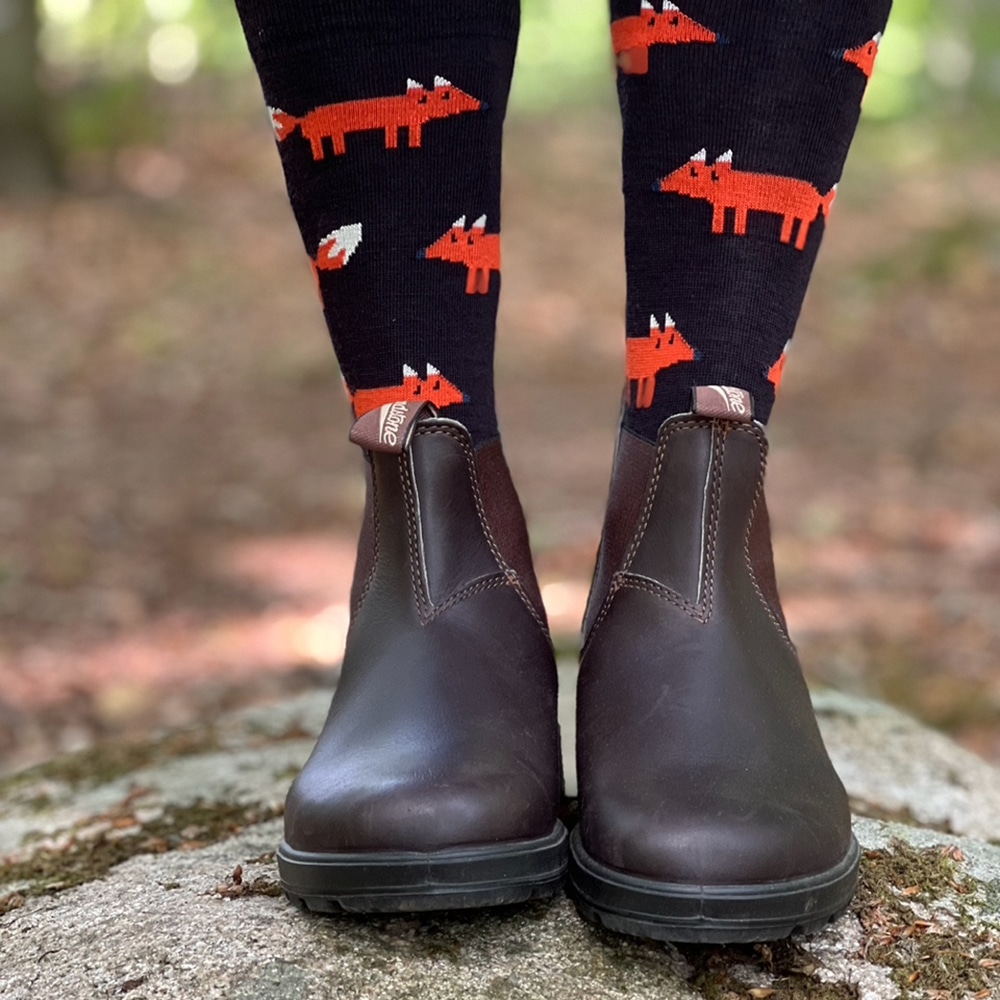 [レディース] Bengt&Lotta/ベングト＆ロッタ ソックス フォックス グレー | サステナブルショップ エコンフォートハウス ecomfortHouse｜KLIPPAN（クリッパン）総輸入元