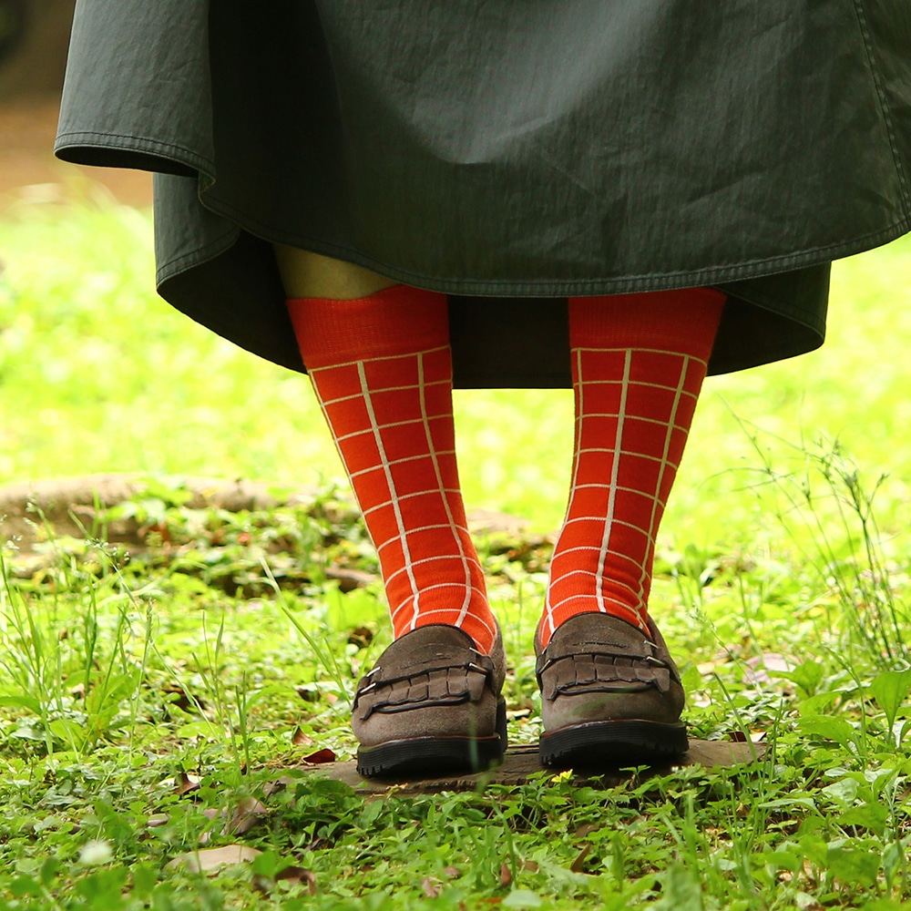 [レディース] Bengt&Lotta/ベングト＆ロッタ ソックス ルース コーラル | サステナブルショップ エコンフォートハウス ecomfortHouse｜KLIPPAN（クリッパン）総輸入元