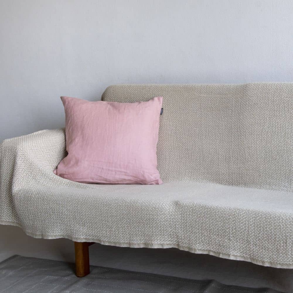 KLIPPAN/クリッパン コットンスロー バスケット ブルー | サステナブルショップ エコンフォートハウス ecomfortHouse｜KLIPPAN（クリッパン）総輸入元